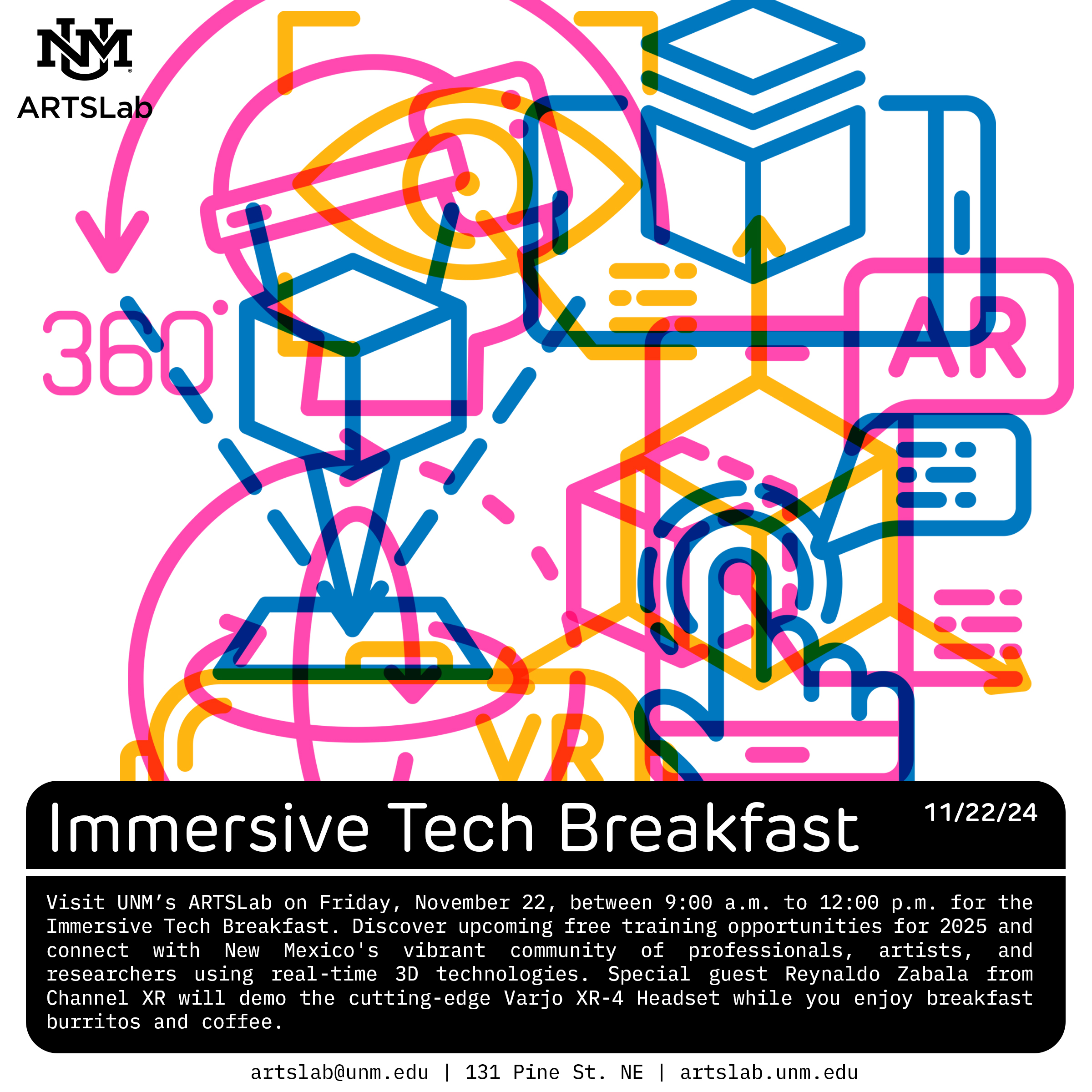 Immersive Tech Breakfast - ARTSLab - The University of New Mexico